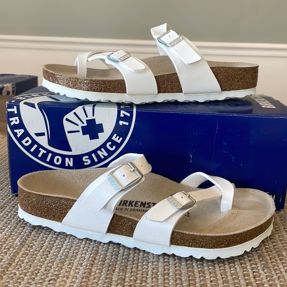Birkenstock | Shoes | Birkenstock Mayari White Asst Go | Poshmark